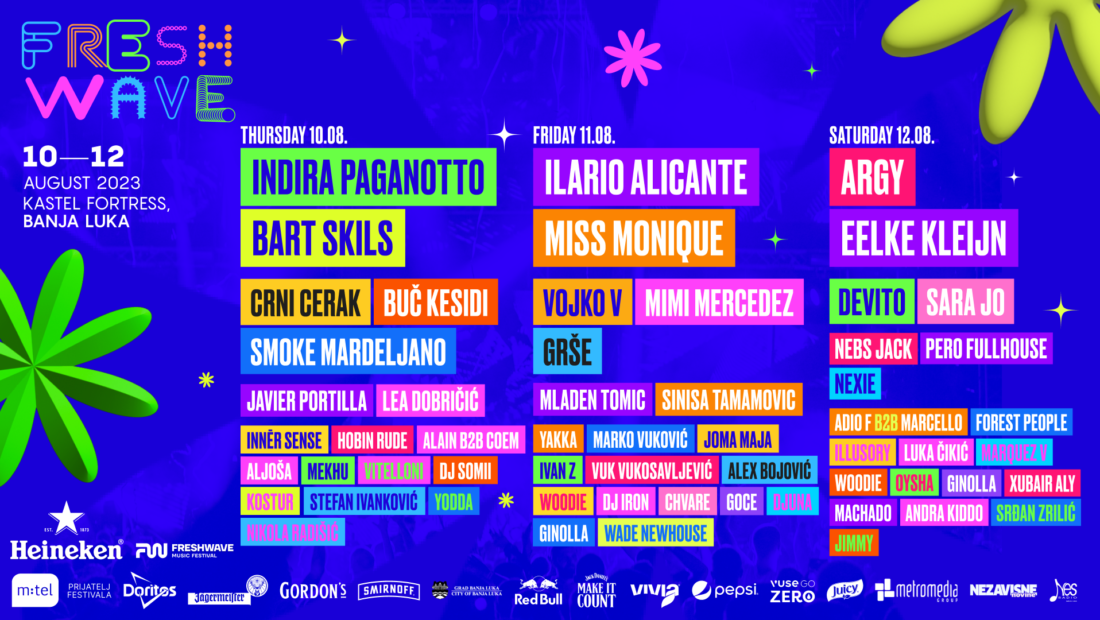 Banja Luka: Fresh Wave festival od 10. do 12. avgusta na tvrđavi Kastel ...